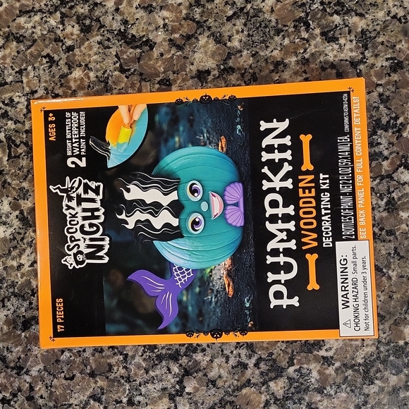 Spooky Nightz | Art | Spooky Nightz Pumpkin Wooden Decorating Kit New ...